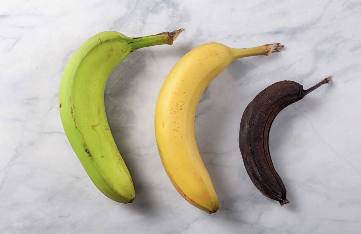 Banane brune, jaune ou verte? - Clinique Épithélia